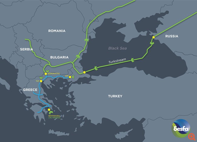 DESFA: The supply of Greece with gas is not done through Ukraine ...