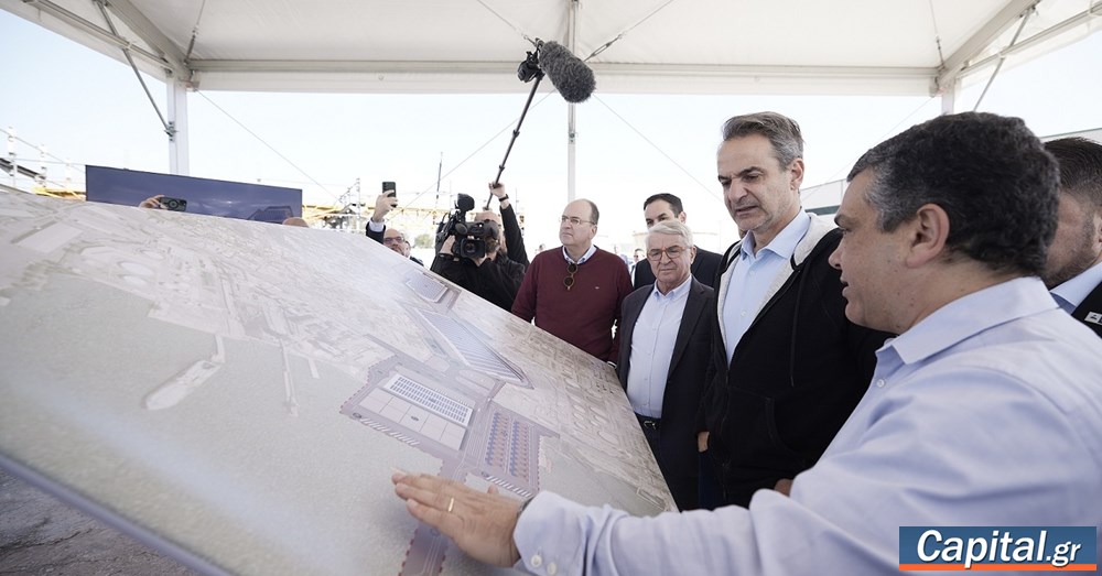 Επίσκεψη Κυρ. Μητσοτάκη στον χώρο του Hull Logistics Park στον Ασπρόπυργο